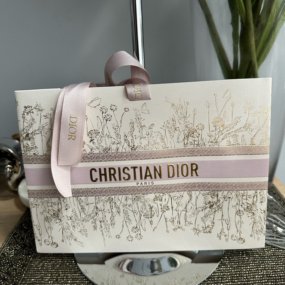 New Limited Edition Dior Gift Bag With Ribbon - Gem